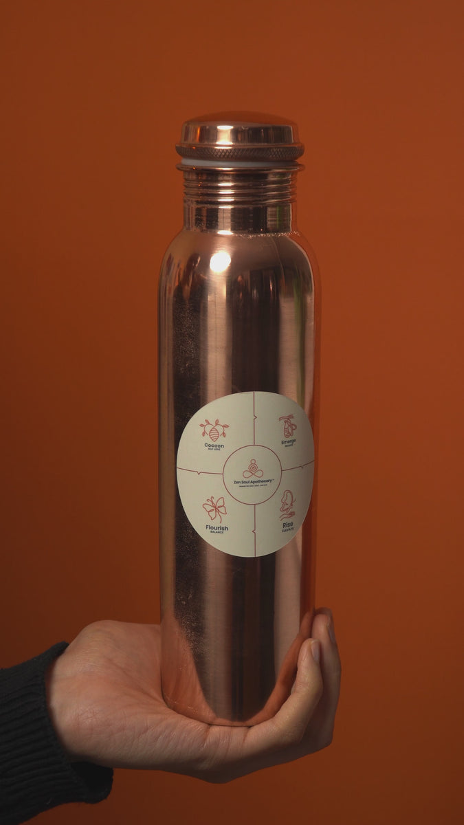 Copper Water Bottle – Zen Soul Apothecary